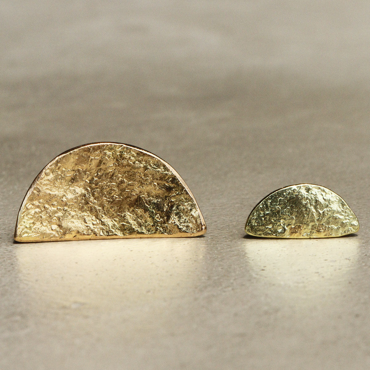 Half Moon Studs (OOAK) – Sophie Hughes